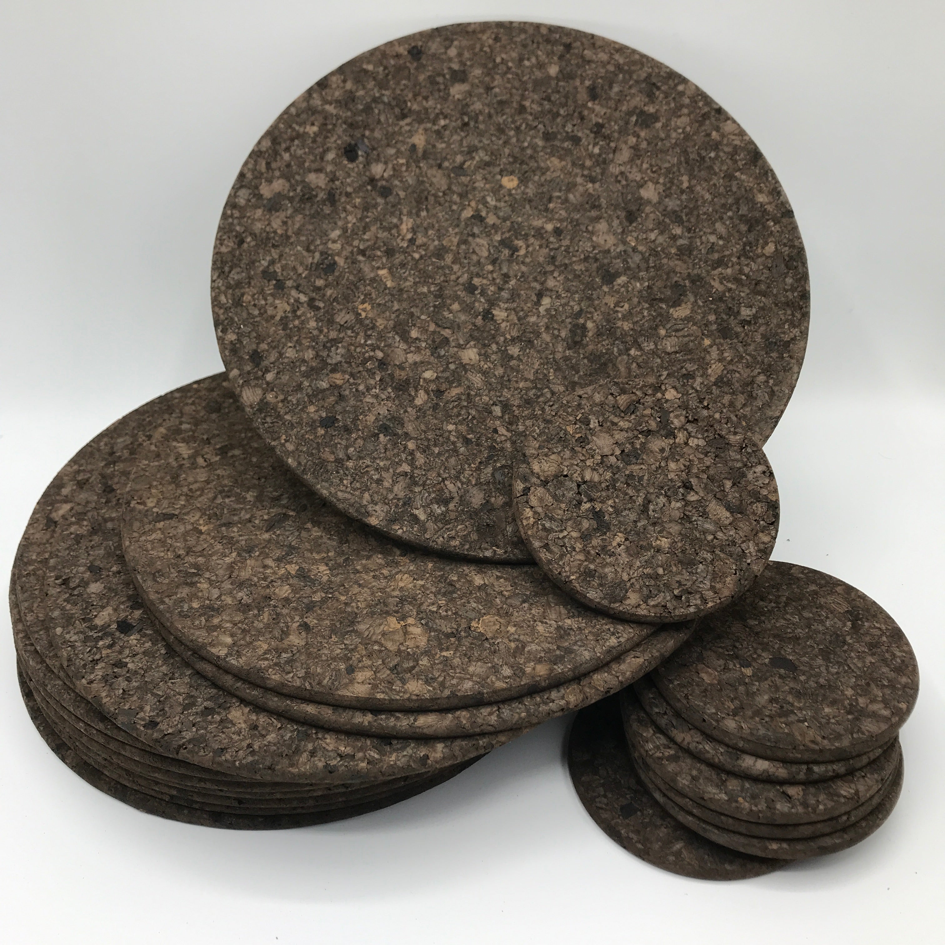 Smoked Round Cork Placemat and Coasters – Bagel&Griff